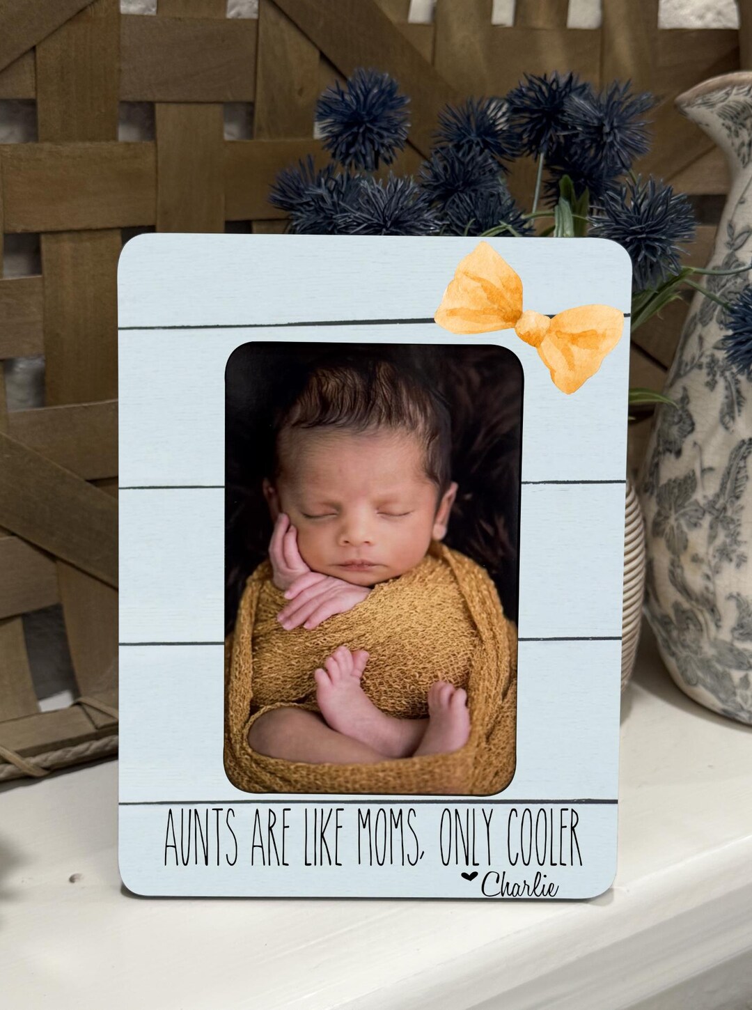 Aunt Gift Personalized Aunt Picture Frame Custom Gift for Aunt Birthday ...