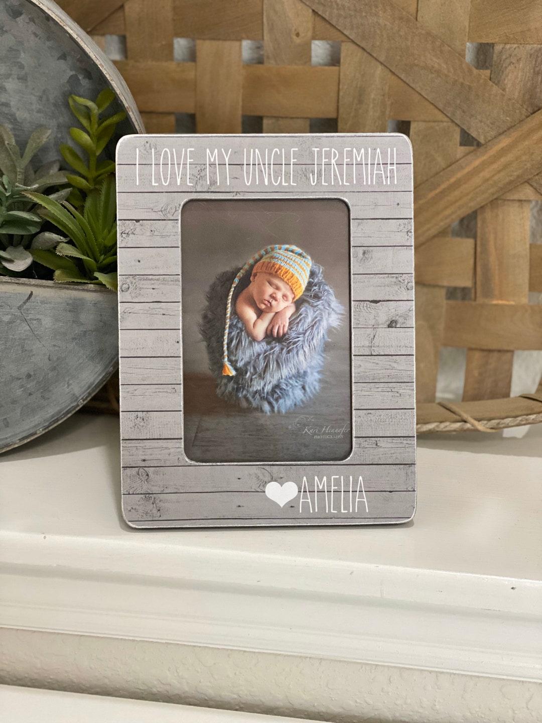 Personalized Uncle Picture Frame: Gift for Brother From Niece/nephew - Etsy