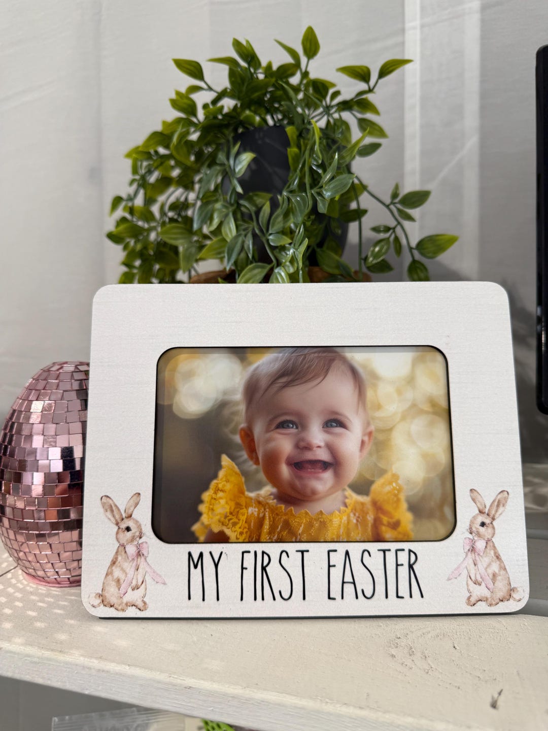 First Easter Picture Frame Baby Easter Keepsake, Personalized Easter ...