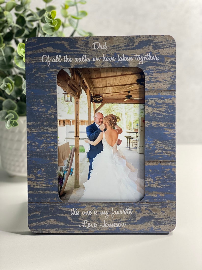 Father of the Bride Picture Frame Forever & Always Your - Etsy