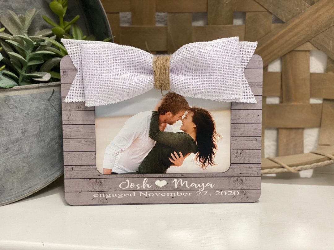 Regalo de compromiso Regalo de marco de imagen de compromiso ...