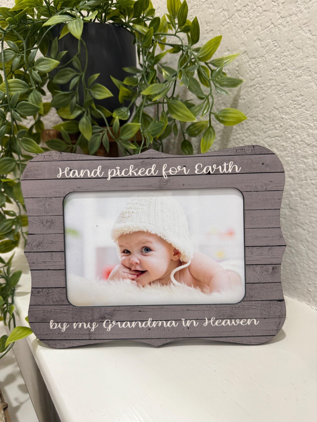 Rainbow Baby Picture Frame: Hand Picked for Earth Keepsake - Etsy