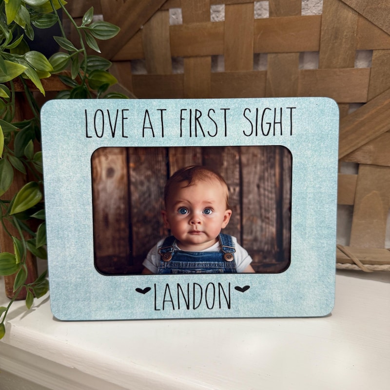 Cute Boy Picture Frame - Etsy