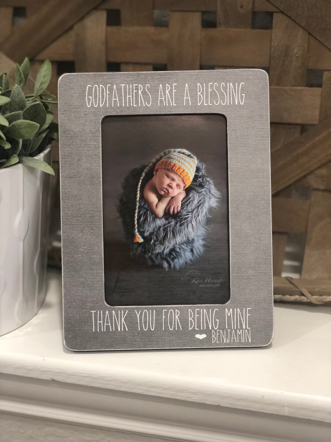 Godfather Gift Godfathers Are A Blessing Picture Frame Personalized ...