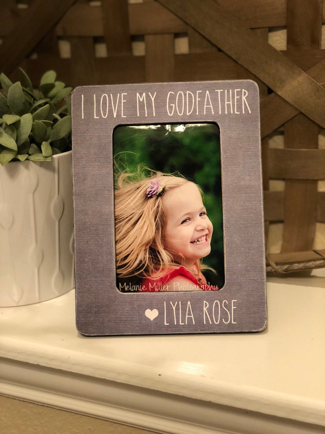 Godfather Gift Gift for Godfather Godfather Picture Frame Personalized ...