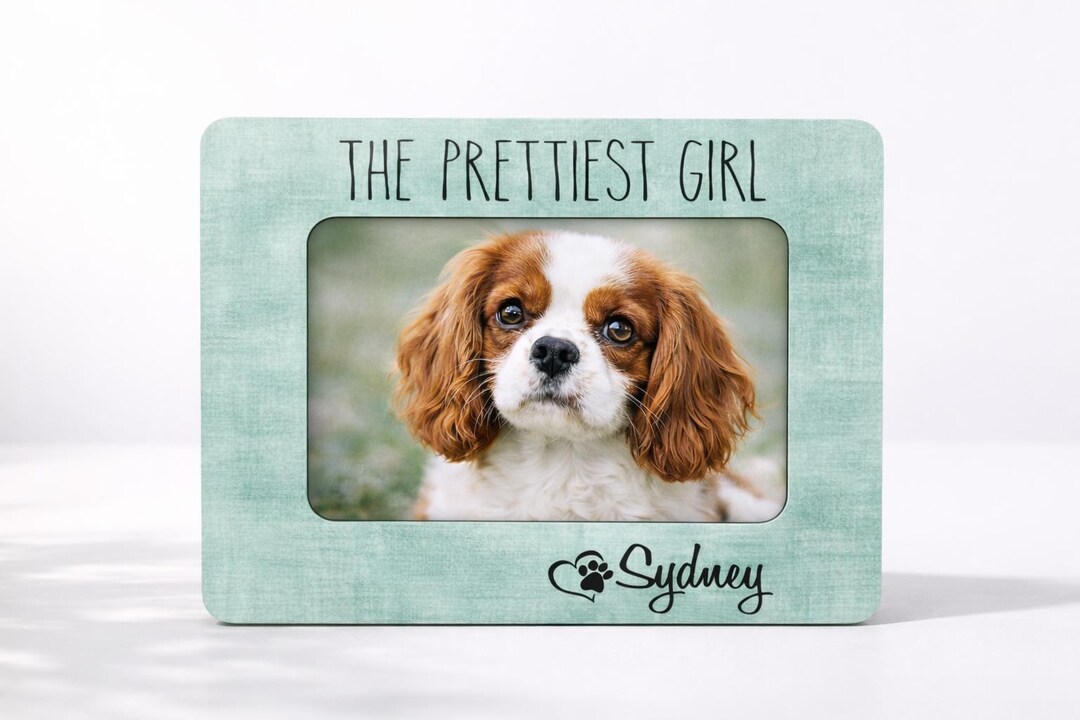 Personalized Dog Frame Pet Memorial Gift Idea Custom Keepsake Photo ...