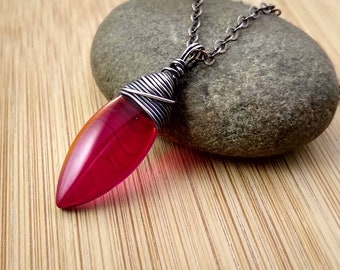 Blood Red Glass - Etsy