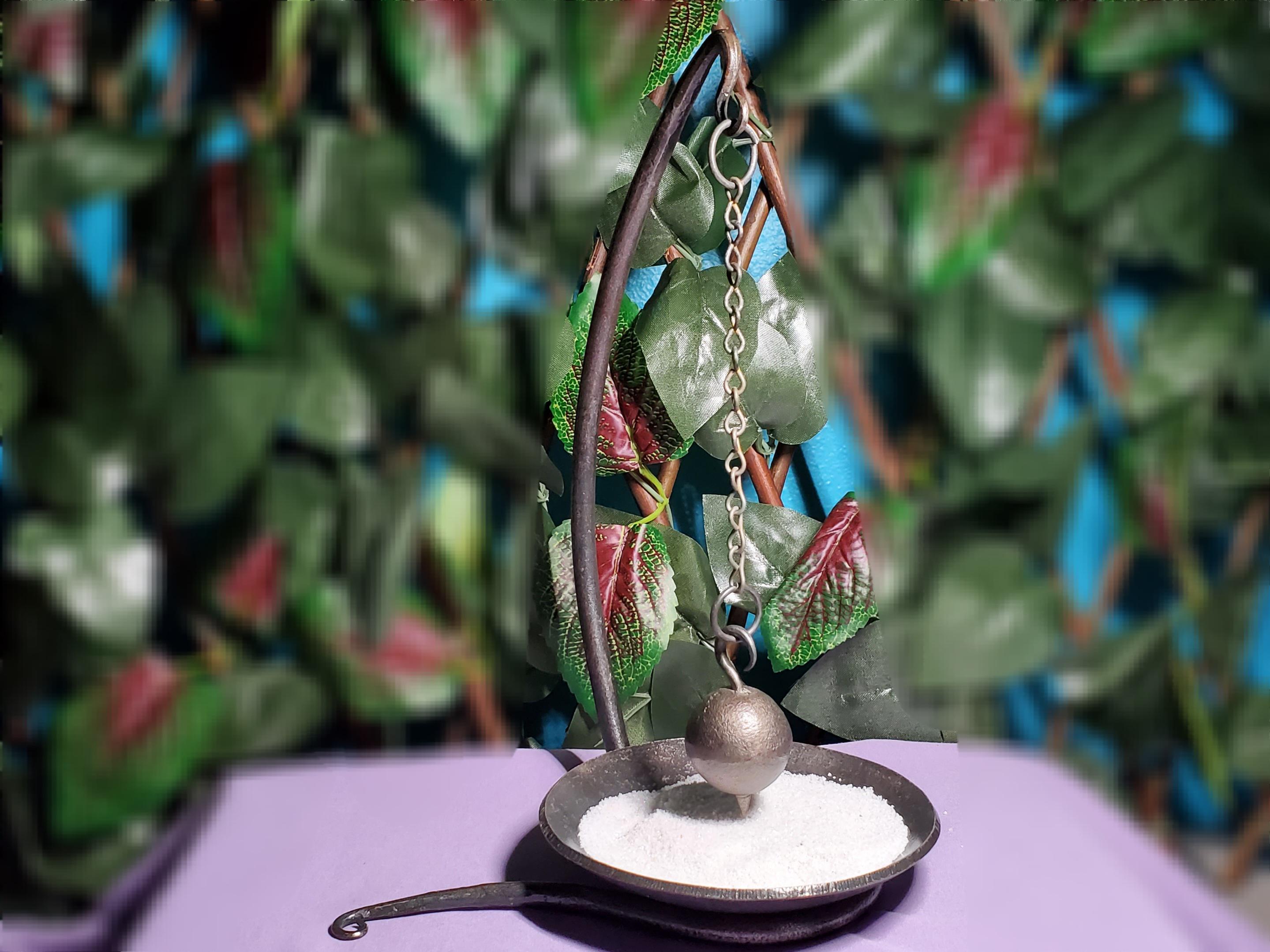 Pendulum • Wrought Iron • Folk Art • Antique • Ball and Chain • Unique ...