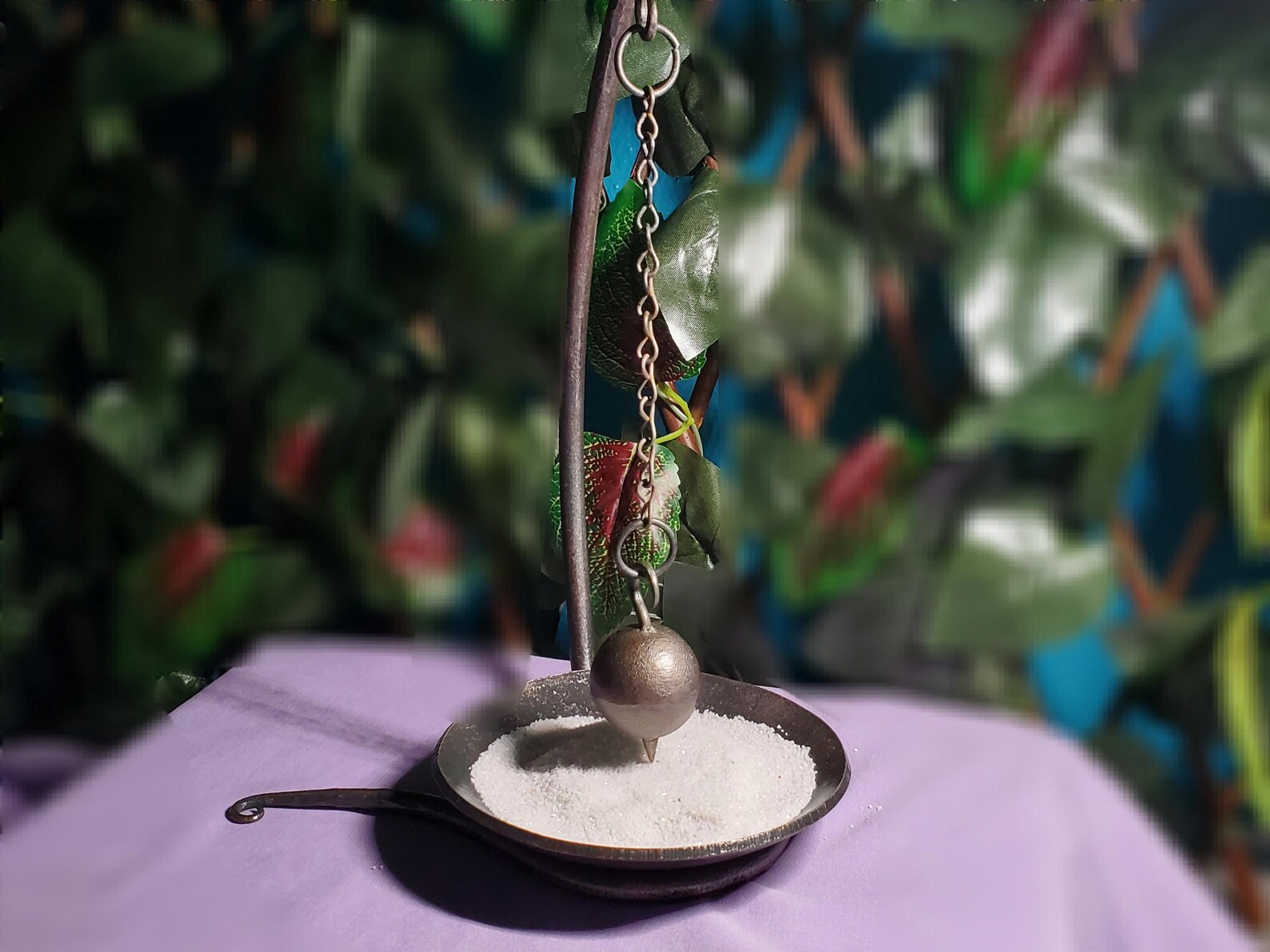 Pendulum • Wrought Iron • Folk Art • Antique • Ball and Chain • Unique ...