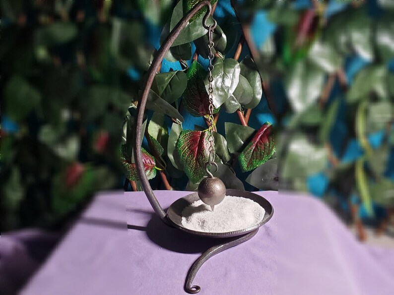 Pendulum • Wrought Iron • Folk Art • Antique • Ball and Chain • Unique ...