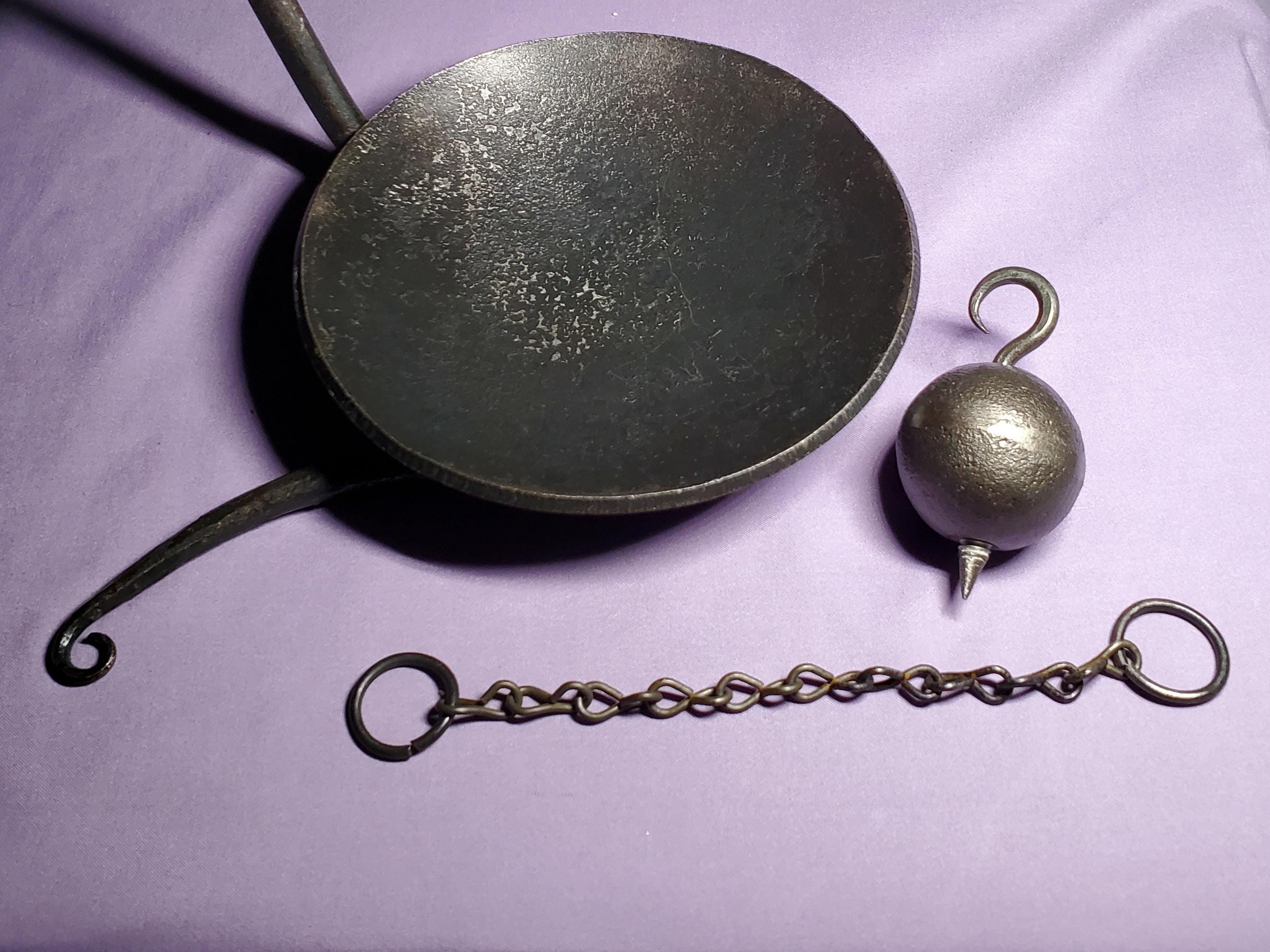 Pendulum • Wrought Iron • Folk Art • Antique • Ball and Chain • Unique ...
