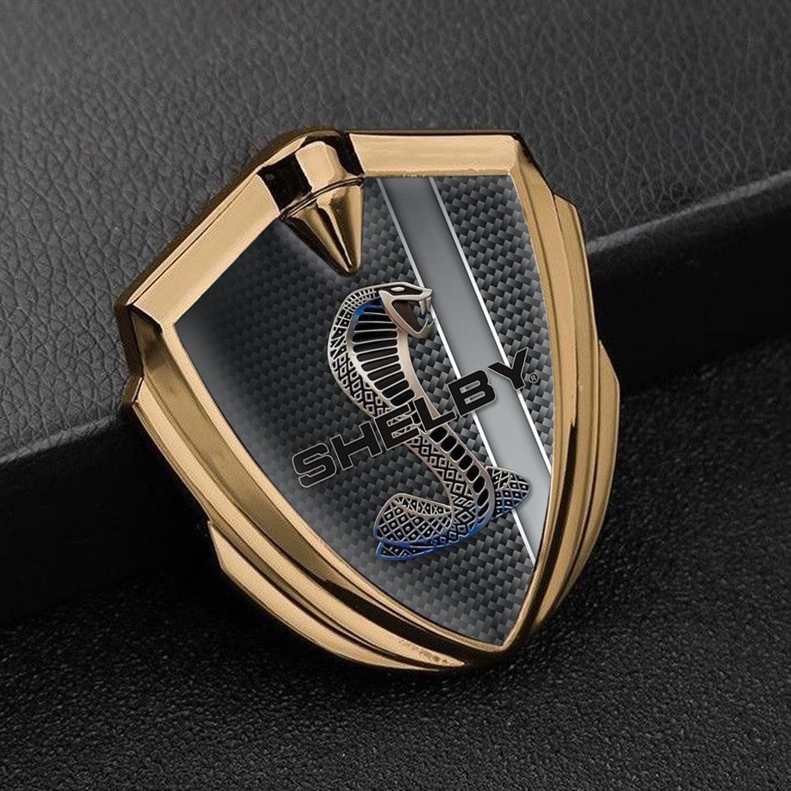 Custom Metal Shield Emblem: Epoxy Resin Auto Decal - Etsy