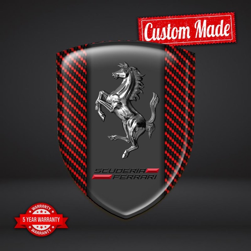 Ferrari Decal 3d Print - Etsy