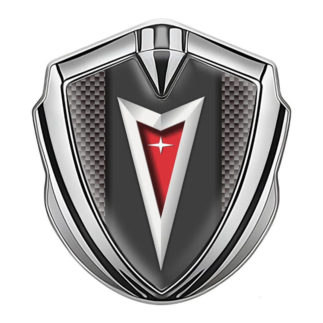 PONTIAC Metal Emblems Shields Epoxy Resin Custom Accessory Front Rear ...
