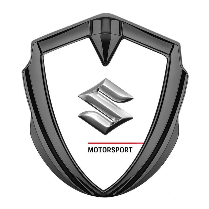 Suzuki Metal Emblem: Epoxy Resin Shield Decal - Car Accessories - Etsy