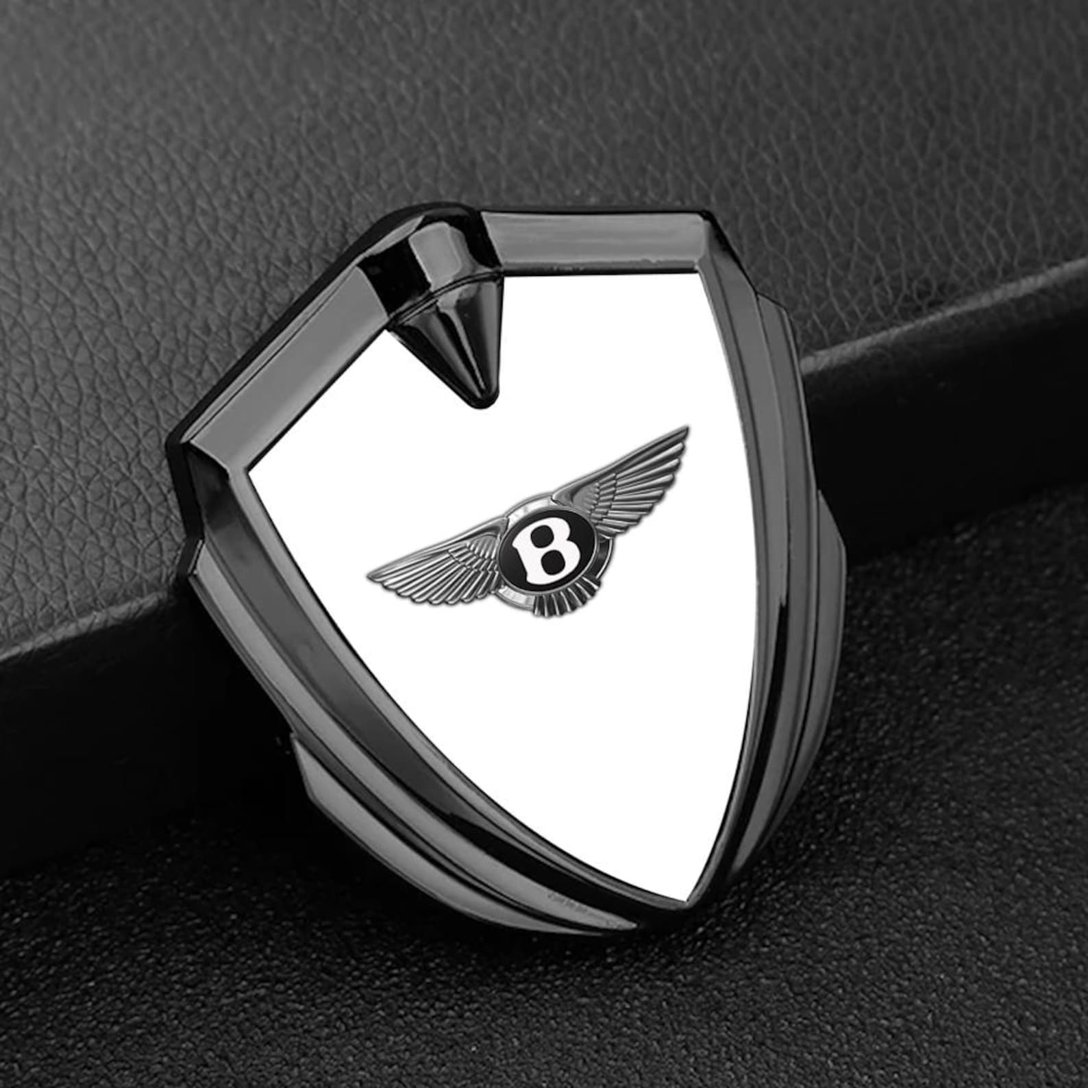 BENTLEY Metal Emblem Shield: Epoxy Resin Decal Sticker - Etsy