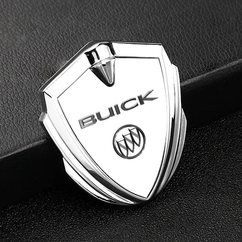 BUICK Metal Emblem Shield Epoxy Resin Custom Accessory Front Rear ...