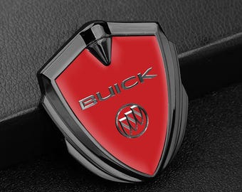 BUICK Metal Emblem Shield Epoxy Resin Custom Accessory Front Rear ...