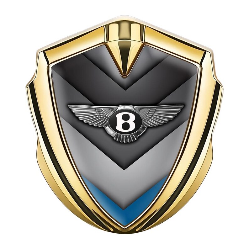 Bentley Metal Emblem Shield, Epoxy Resin Car Decal - Etsy