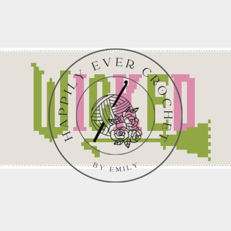 Wicked Inspired Sweater Pattern - Pink & Green Witch - Etsy