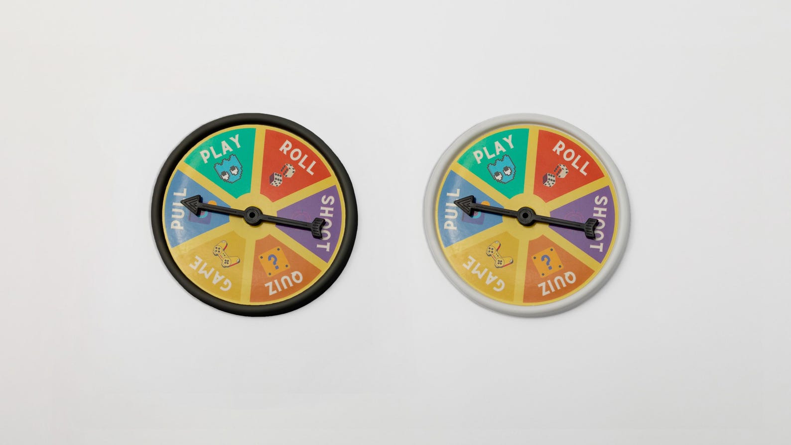 Custom Plastic Game Spinner, Printed Party Game Spinner, Custom Plastic ...