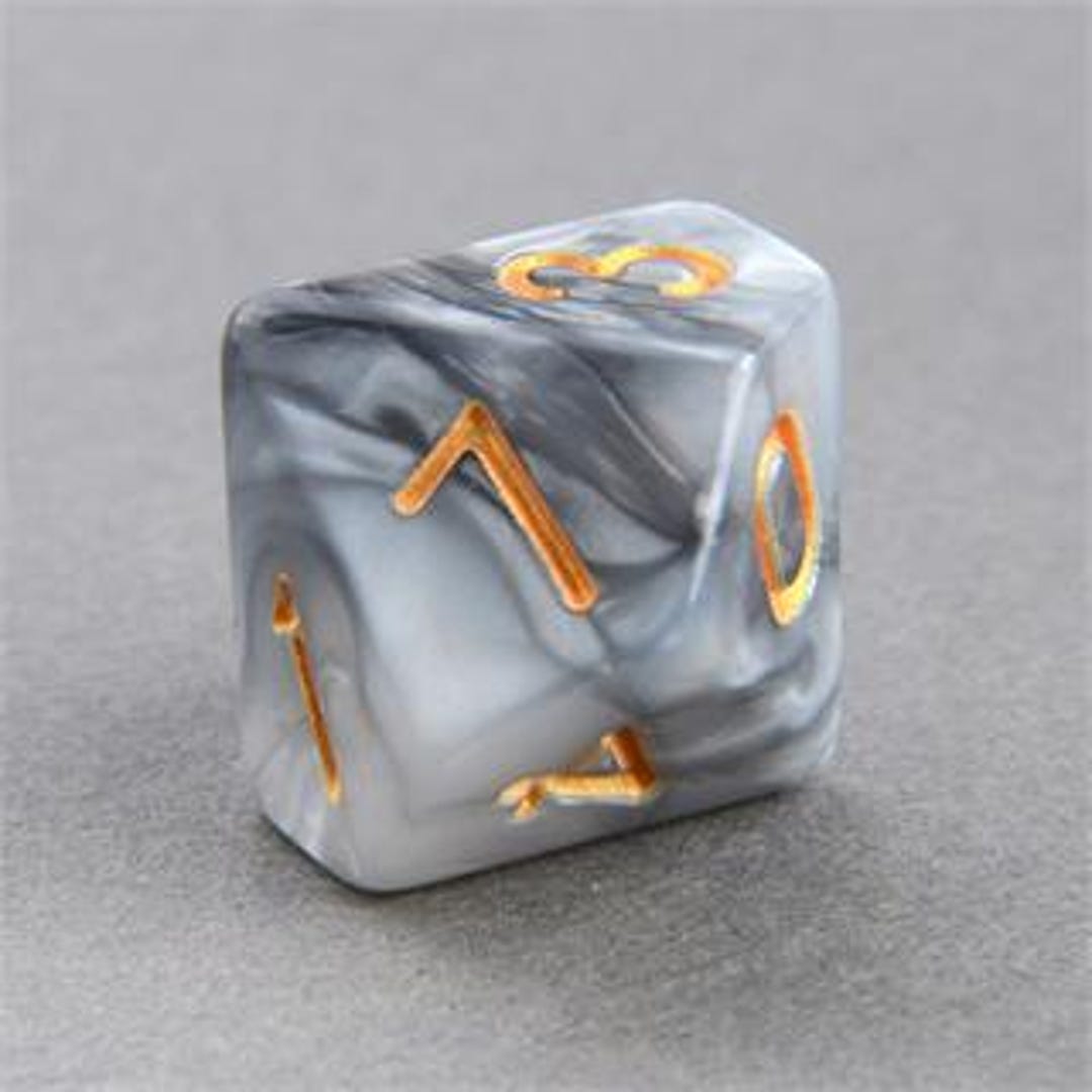 D10 Marble Dice for Board Games, Dice Games, 50pcs - Etsy