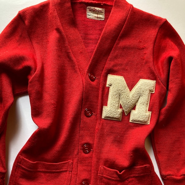 Letterman Sweater - Etsy