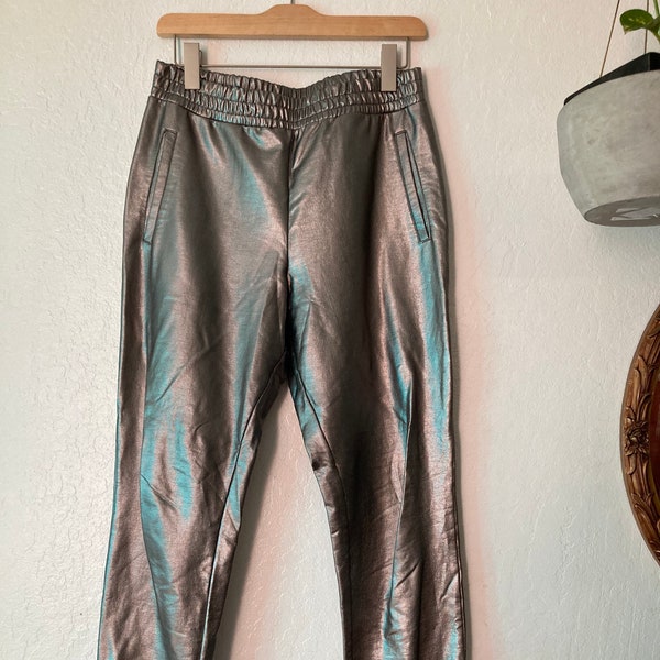 Metallic Pants - Etsy