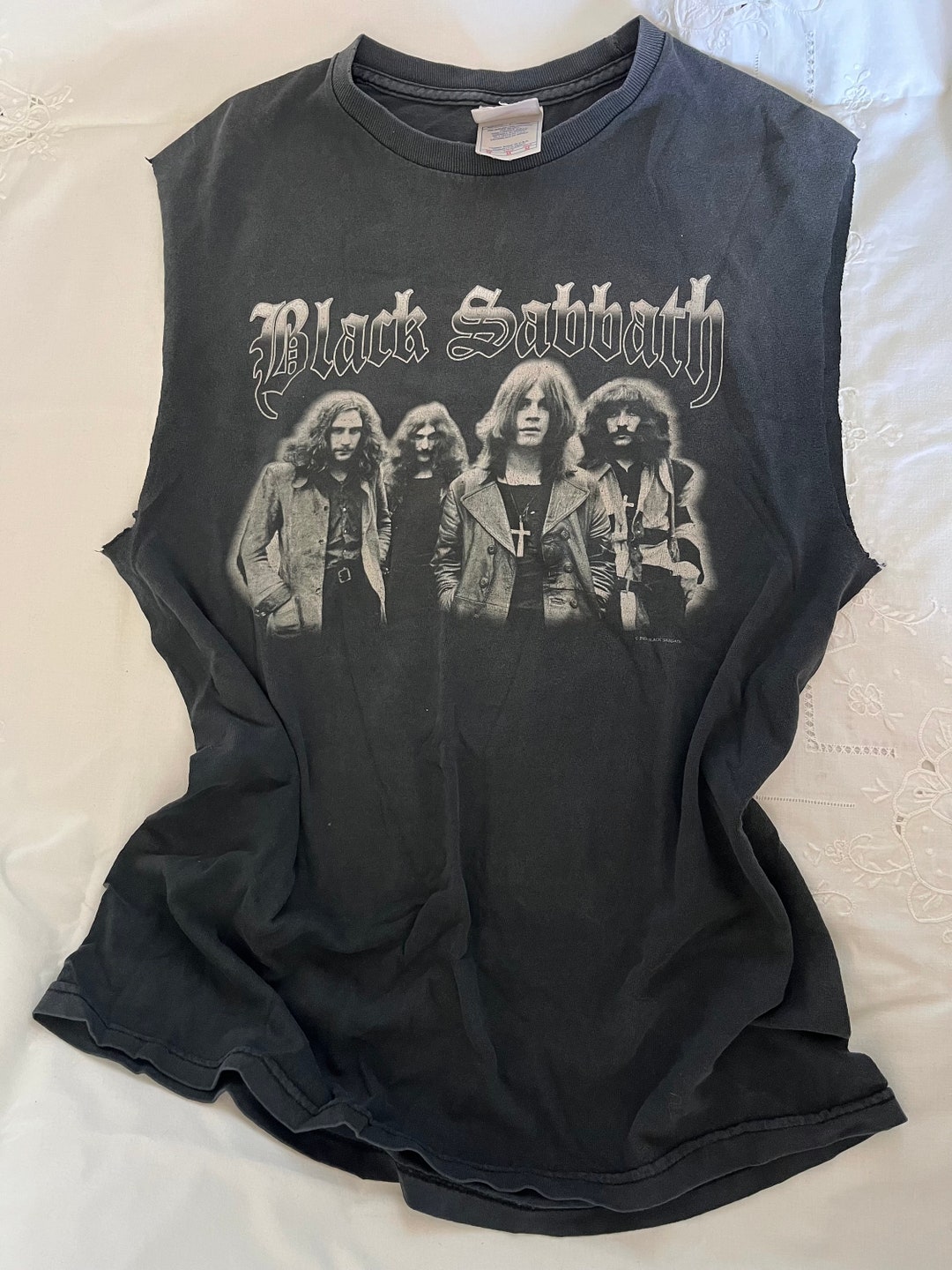 NFS 2000s Y2K Black Sabbath Rock 2004 Band Double Sided True Vtg ...