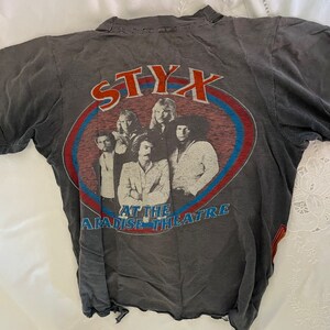 True Vintage 1980s Original Styx Rock Band Paradise Theatre 1981 World ...