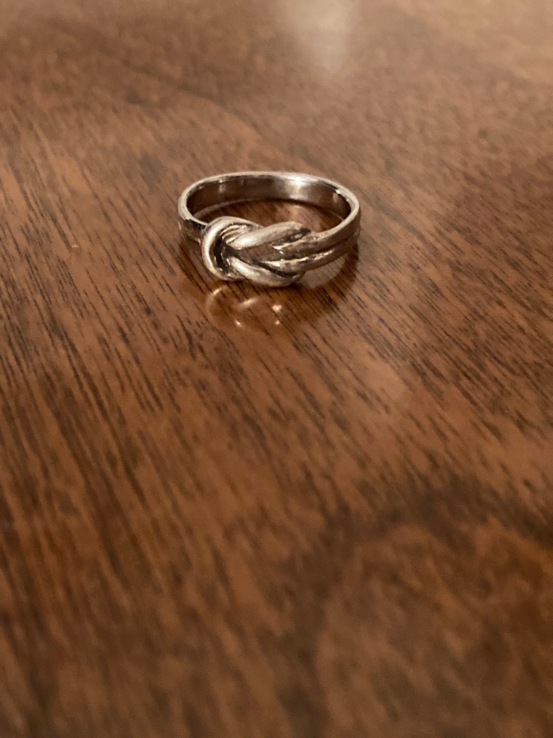 1970s Sterling Silver Celtic Scandinavian Promise Knot Ring - Etsy UK