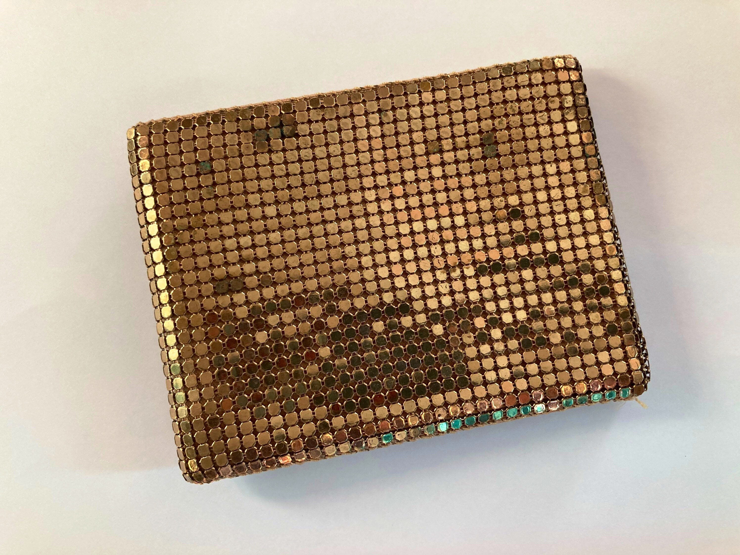 1960s Whiting & Davis Gold Mesh Wallet - Etsy