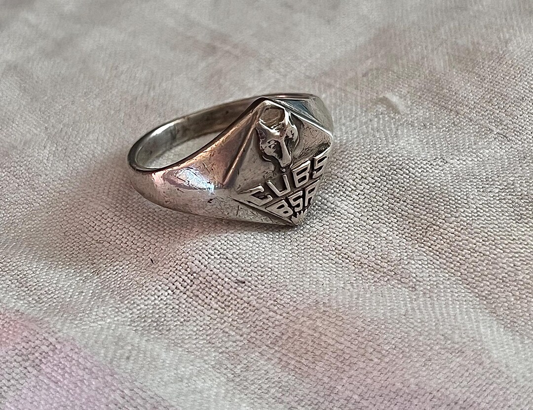 1950s United States Cubscouts Boyscouts Sterling Silver Sculpted Eagle ...