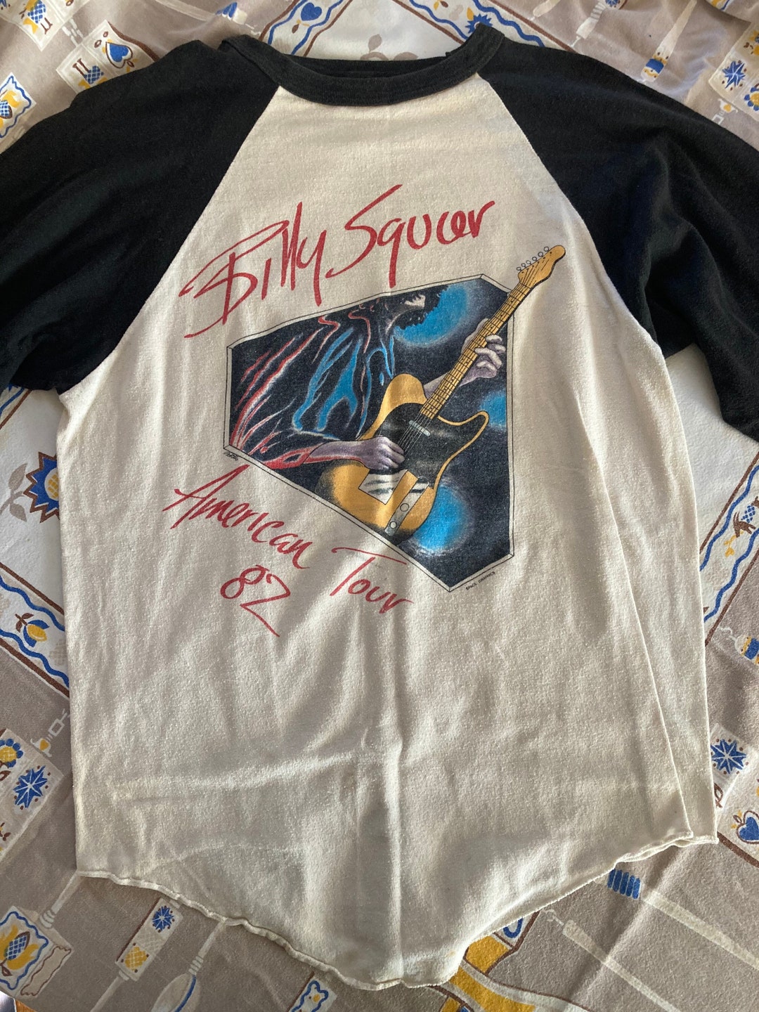 1980s Billy Squire Original 1982 Concert Emotions Tour Pop Rock Band ...