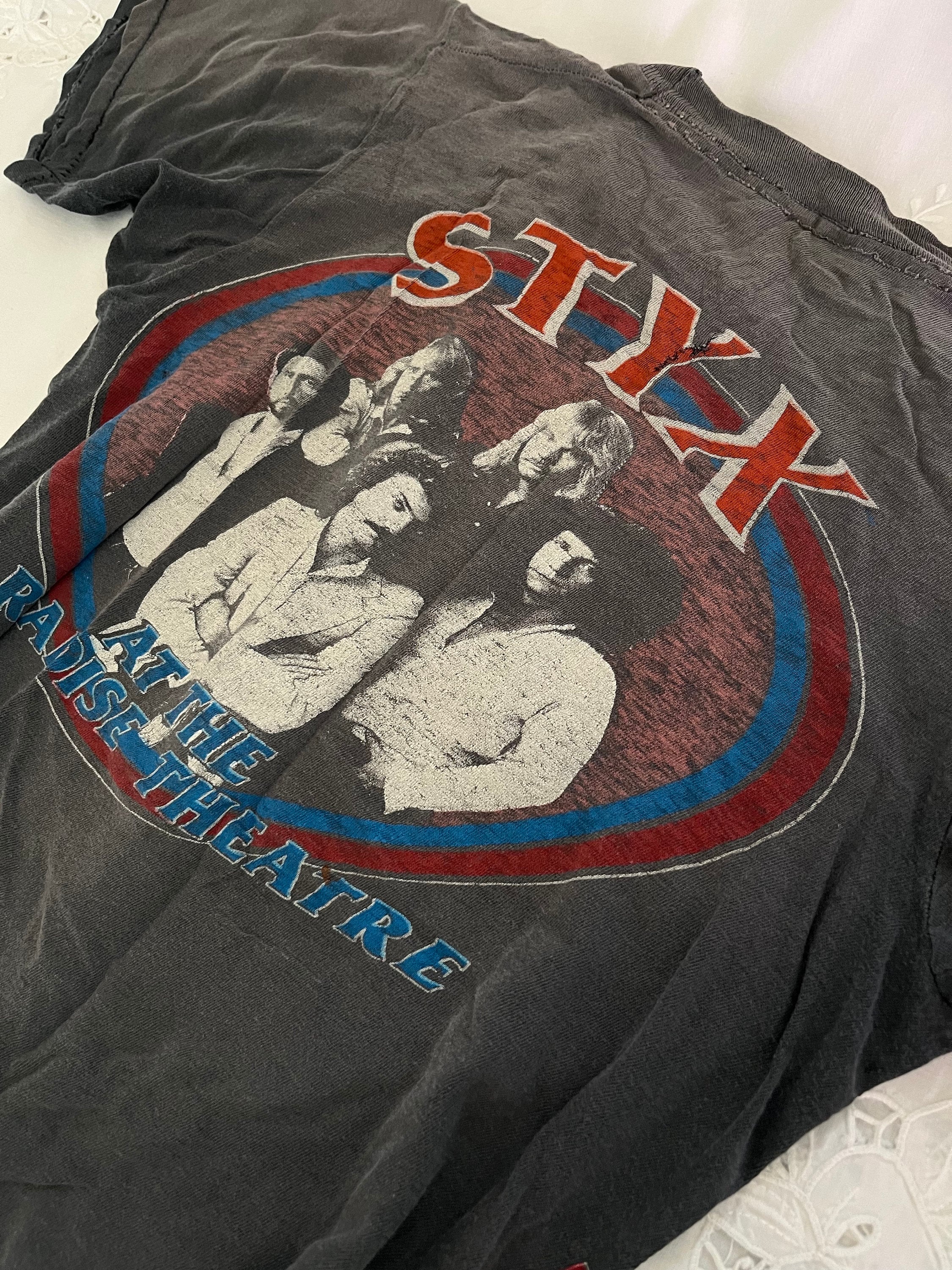 True Vintage 1980s Original Styx Rock Band Paradise Theatre 1981 World ...