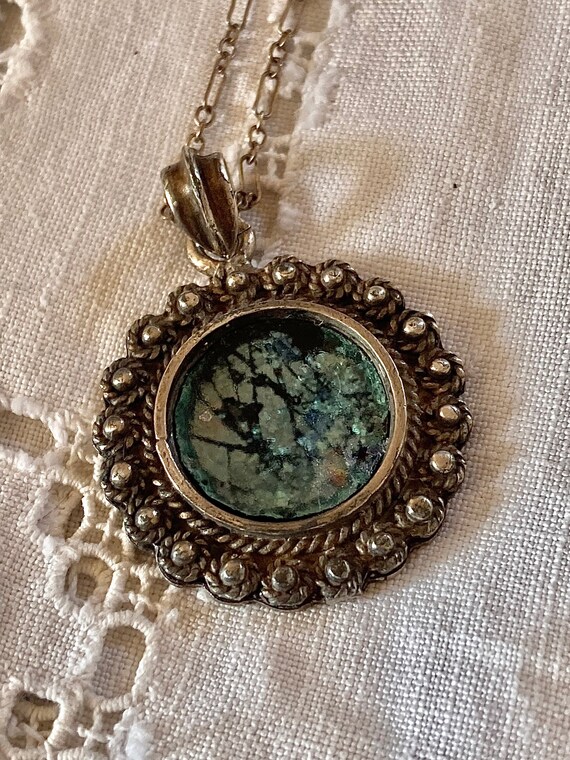 1920s Aurora Borealis Oil Slick Faience Finish Glass … - Gem