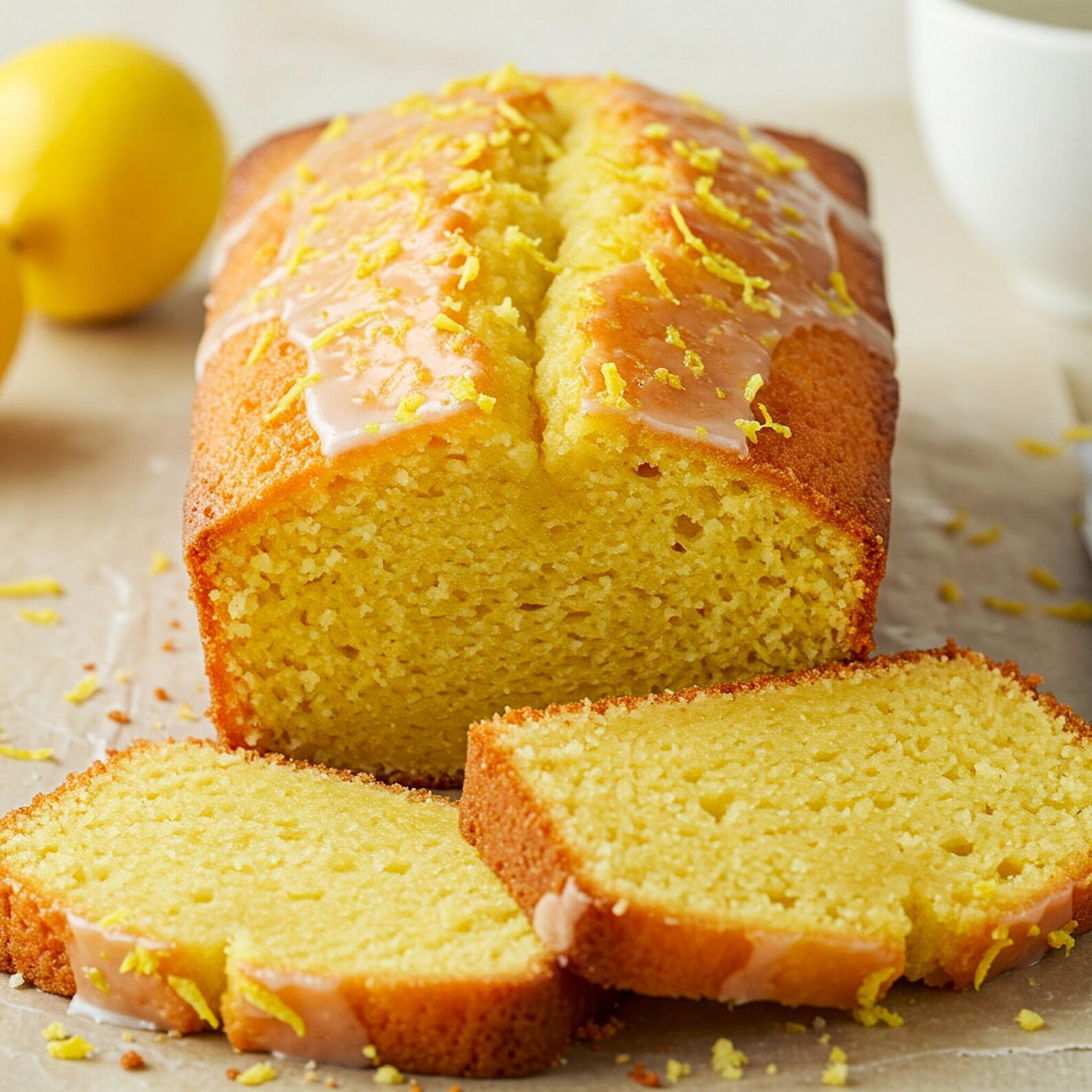 Difficulty: Easy | THE BEST RECIPE for Lemon Drizzle Cake | Homemade ...