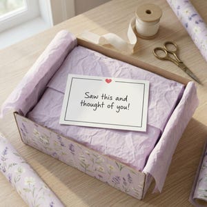 Heart Note Card Blank Template Thank You Message Stationery Digital ...