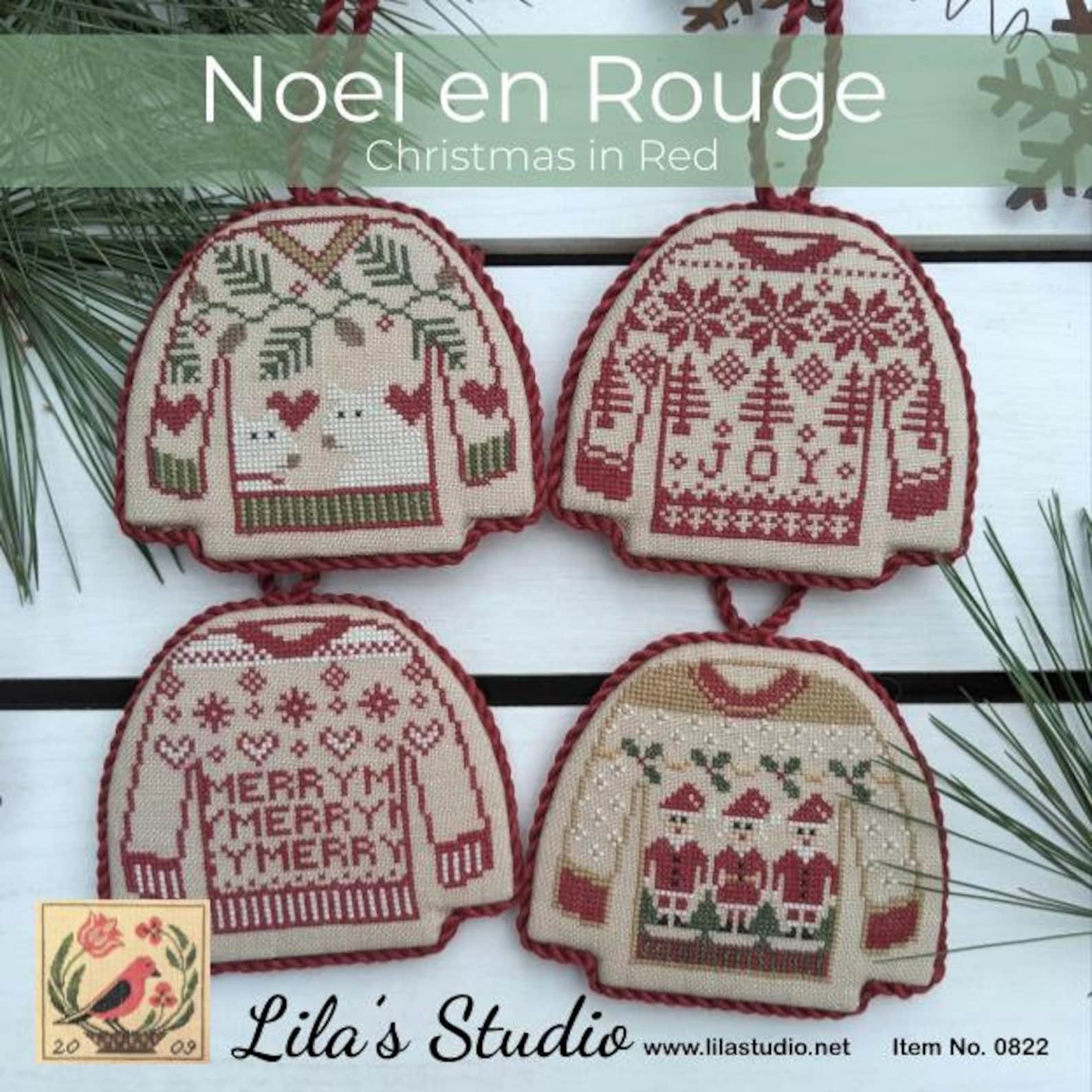 Noel En Rouge christmas in Red Print - Etsy