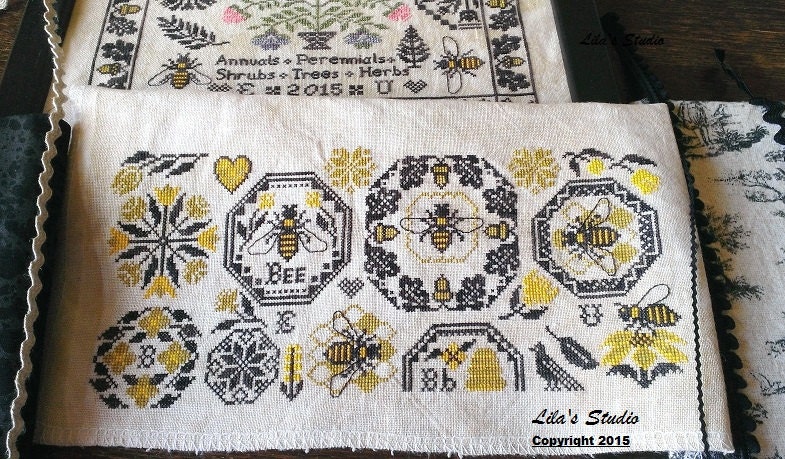 Bee Sampler print - Etsy