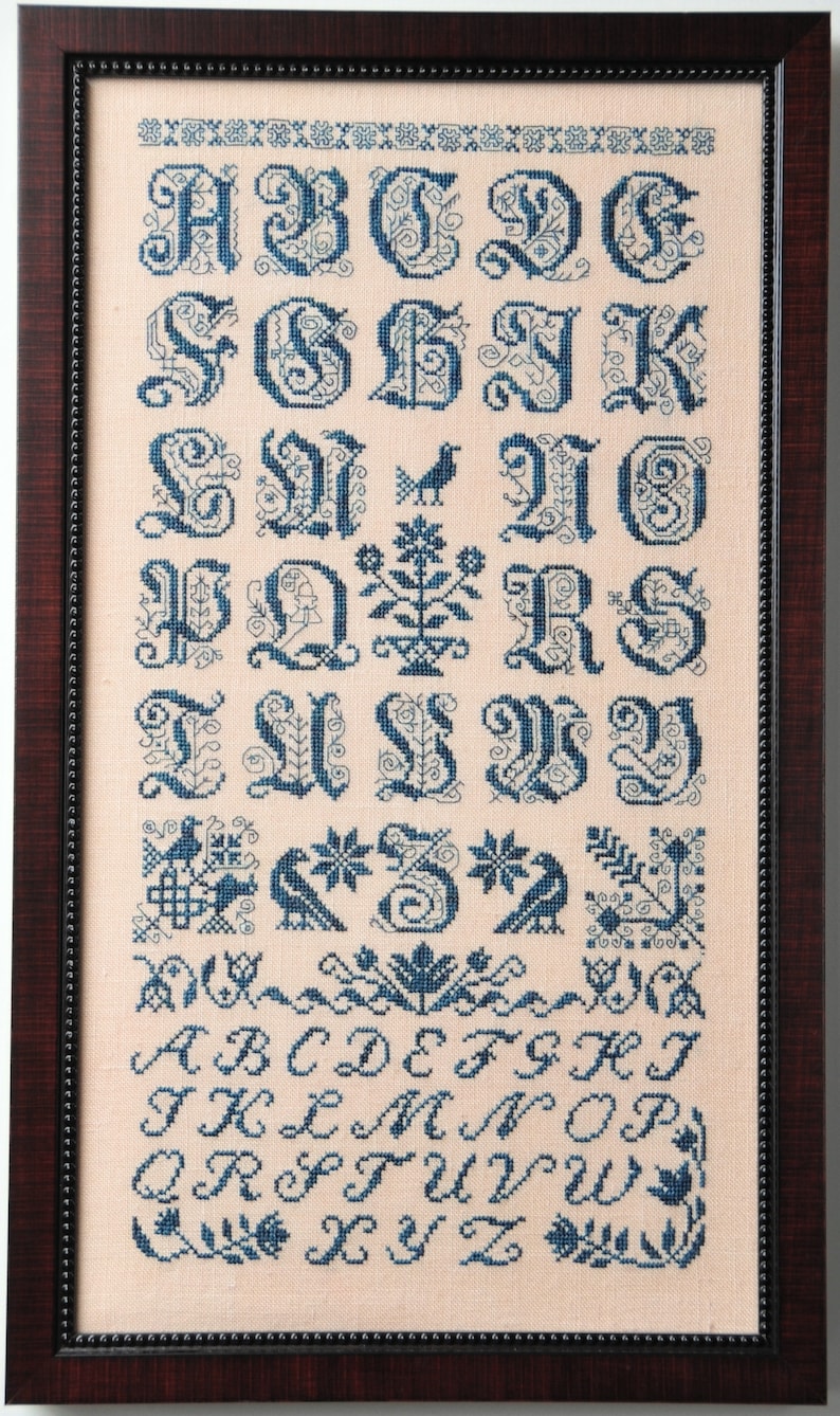 Alphabet Sampler 2 PDF | Etsy