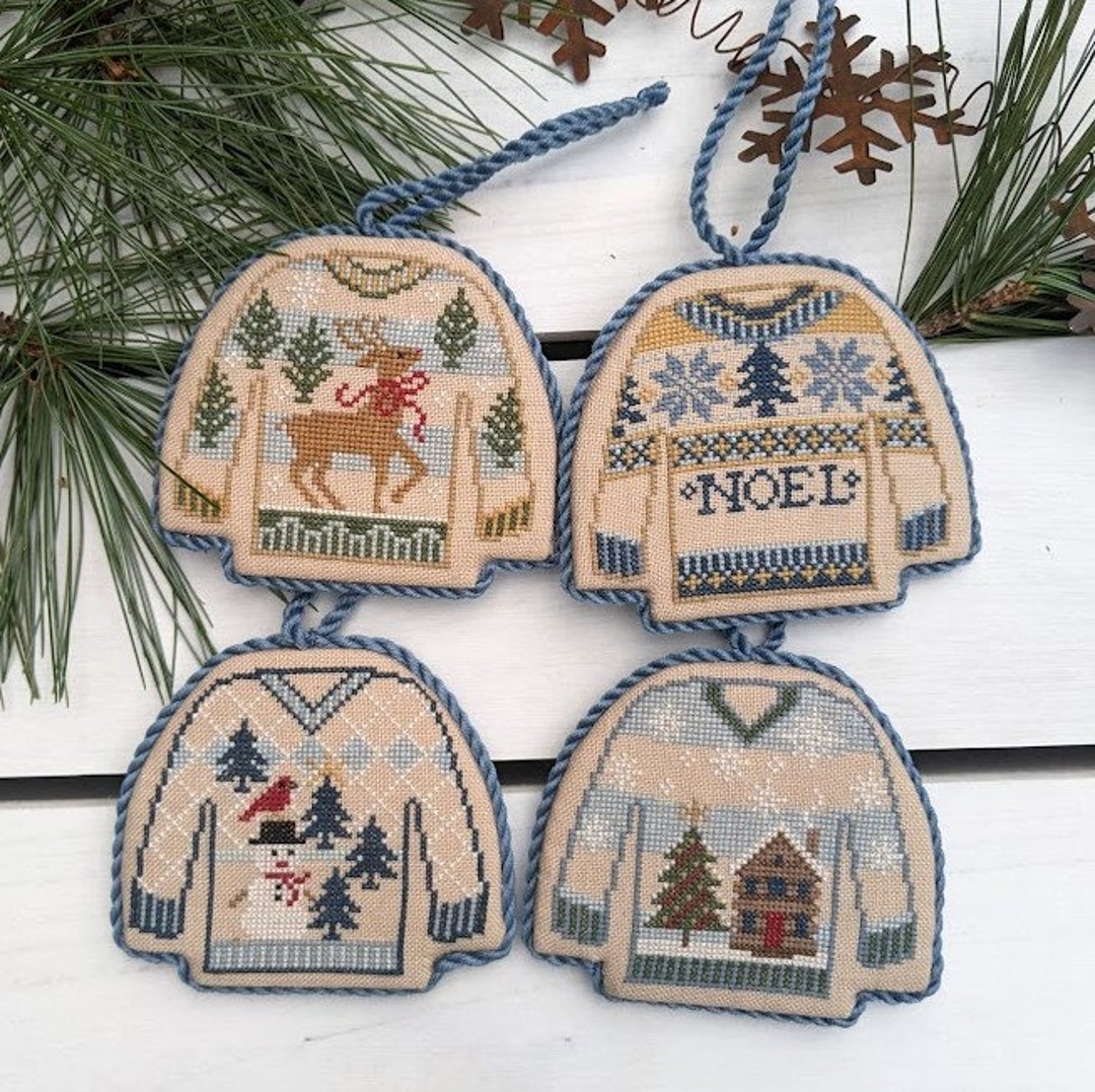 Noel En Bleu (christmas in Blue) Print - Etsy