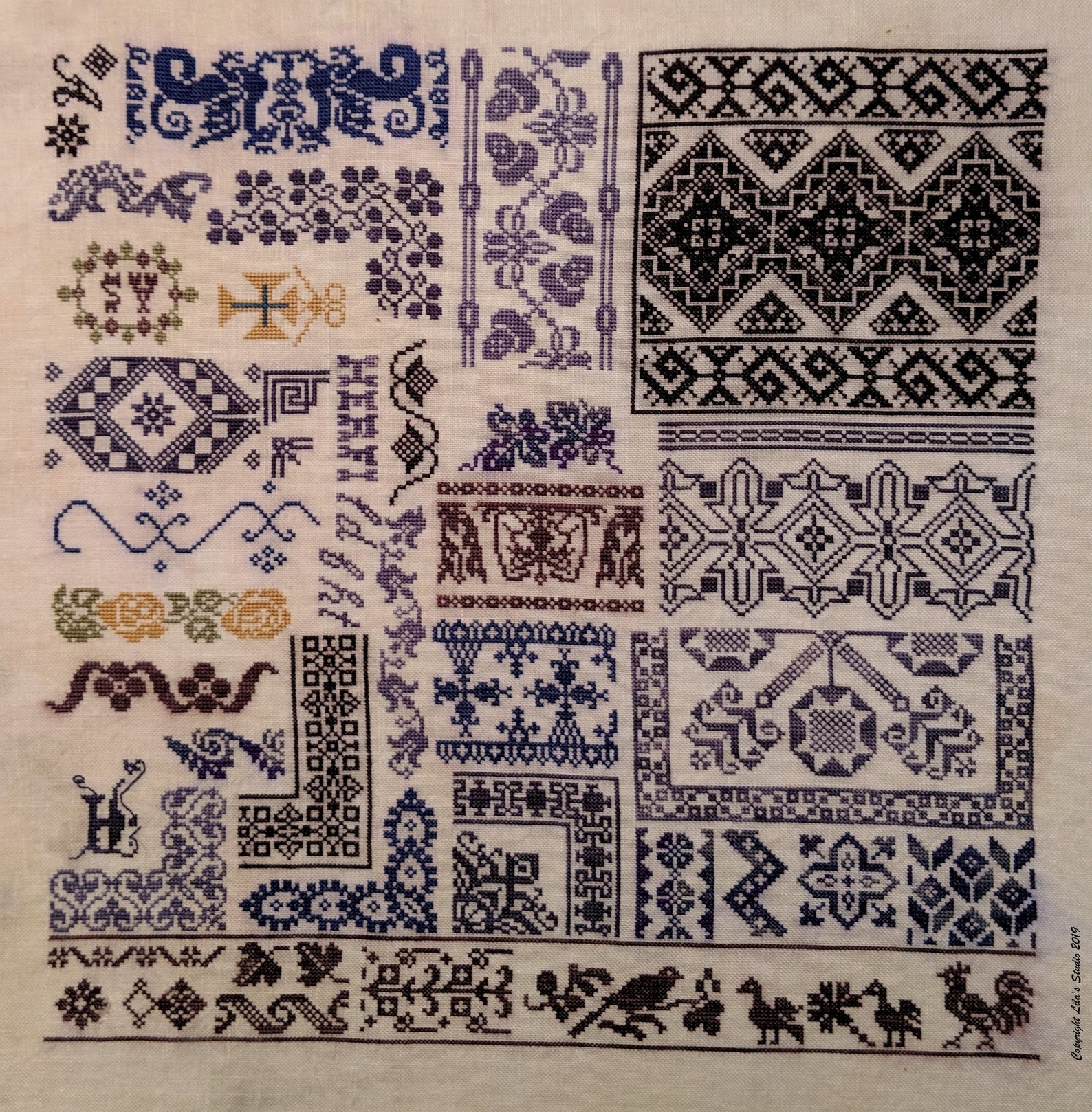 AS Sampler- Circa 1890 (PDF) - Etsy