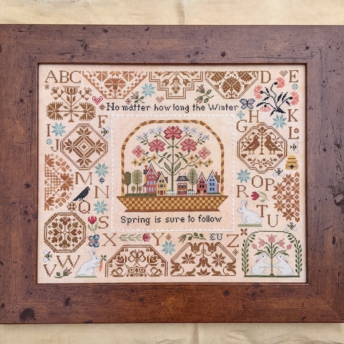 PDF INSTANT DOWNLOAD Quaker Seasons Spring Cross Stitch - Etsy