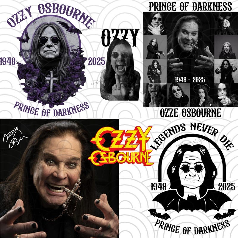 Ozzy Osbourne Svg - Etsy