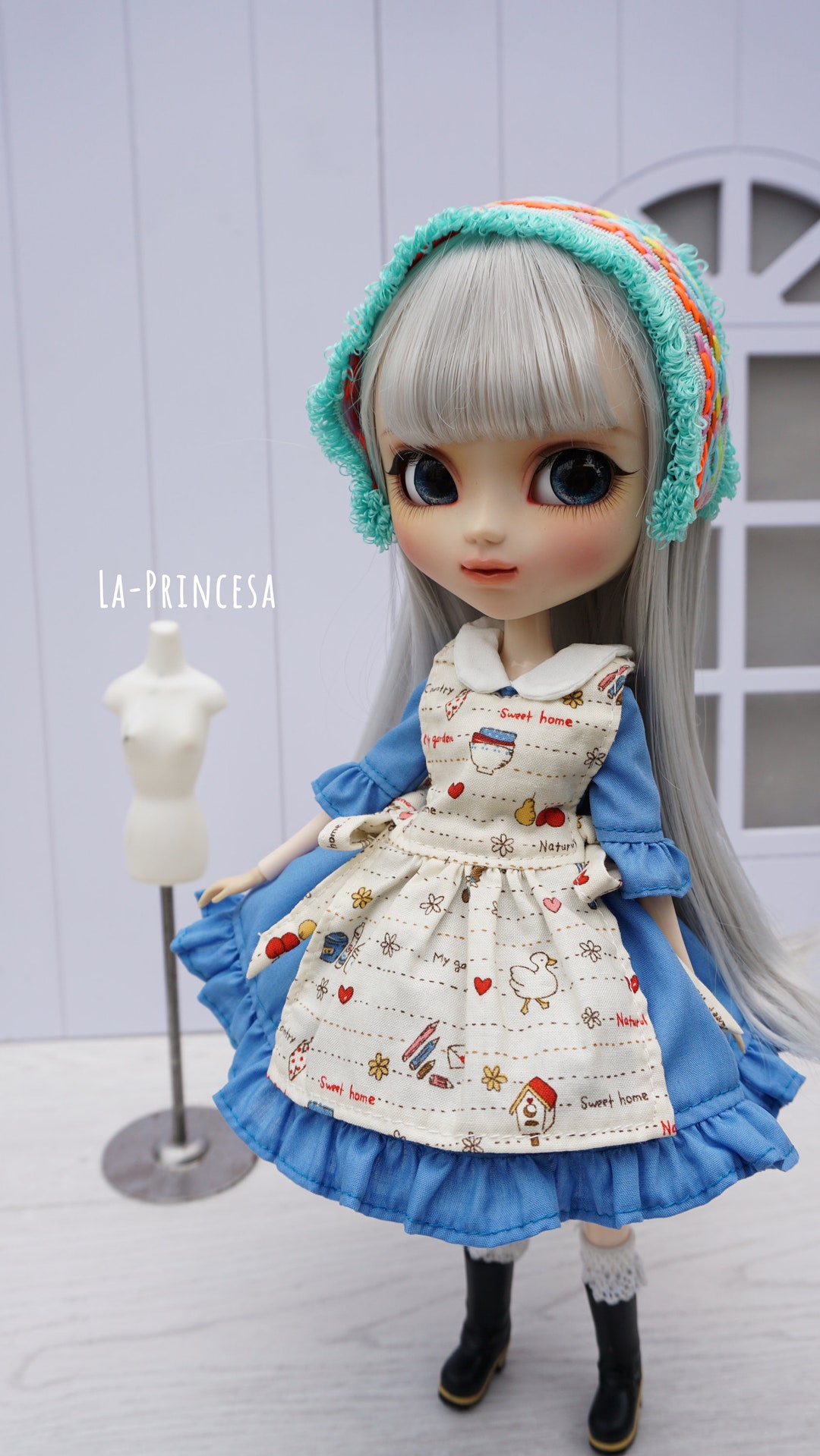 La-princesa Maid Lolita Outfit for Pullip no.pullip-250 - Etsy