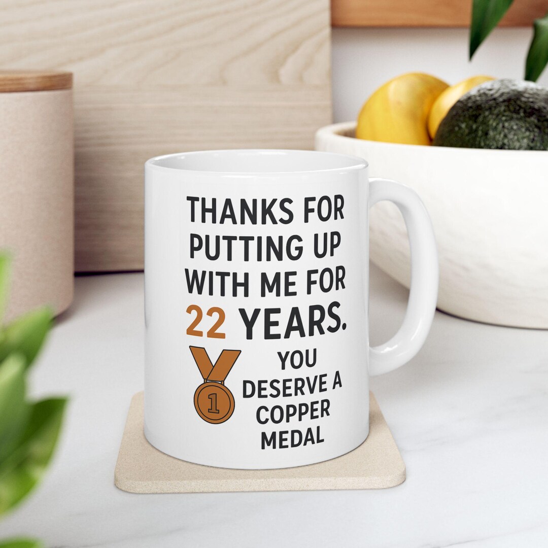 Funny Copper Anniversary Gifts for Him, 22 Years Copper Anniversary ...