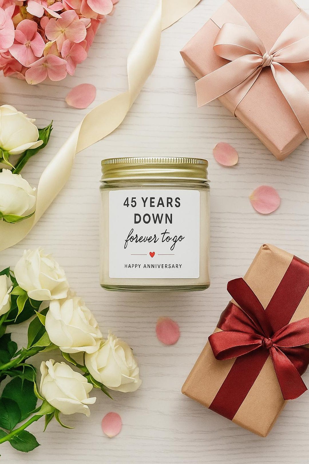 45th Anniversary Candle, 45th Anniversary Gift for My Wife, 45 ...