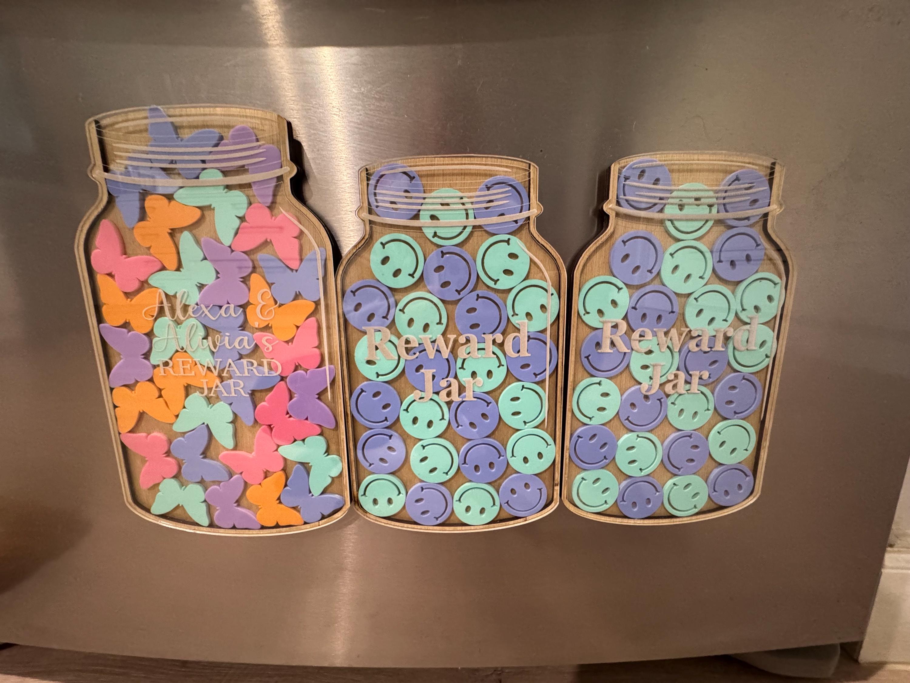 Personalised Rewards Jar, Custom Behaviour Jar for Kids, Classrooms ...