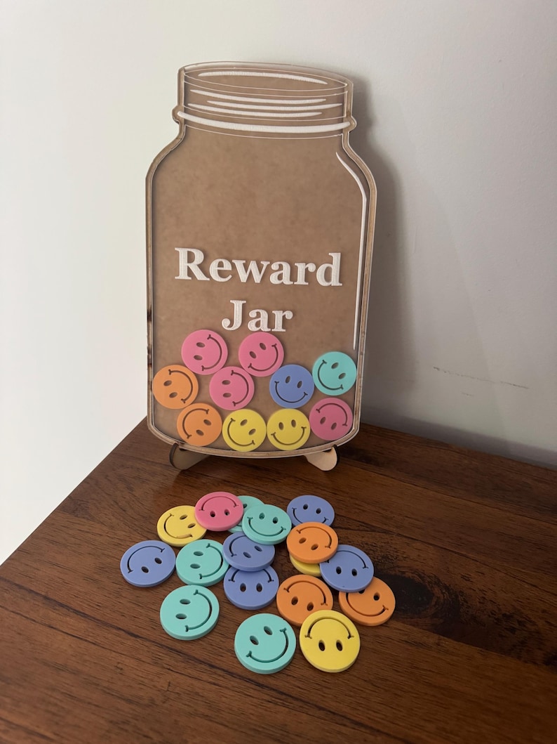 Personalised Rewards Jar, Custom Behaviour Jar for Kids, Classrooms ...